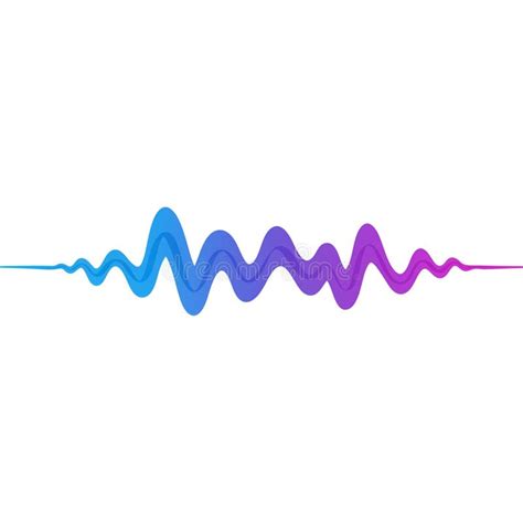 A Gradient Waveform Pattern Flows Horizontally Transitioning Smoothly
