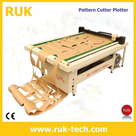 Flatbed Apparel Cutter Plotter Sewing Machine Cad Cam Flatbed Cutter Plotter Template Pattern