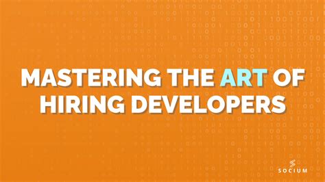 Mastering The Art Of Hiring Developers