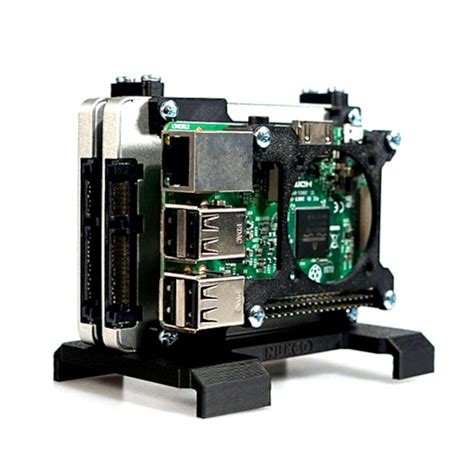 Terrapi Raspberry Pi Ssd Case Rpi Nas Server Case With Fan Mount