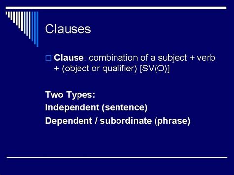 Sentence Structure Basics Components Of Sentences O Subject