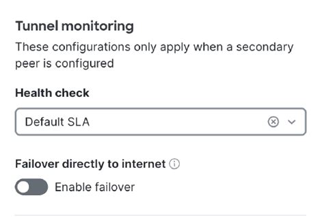 Primary And Secondary Ipsec Vpn Tunnels Cisco Meraki Documentation