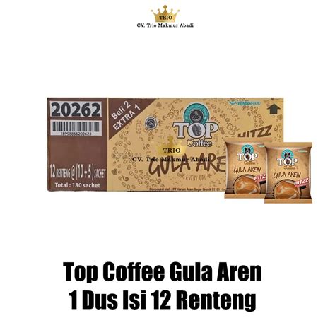 Jual Top Kopi Gula Aren 1 Dus Isi 12 Renteng Shopee Indonesia