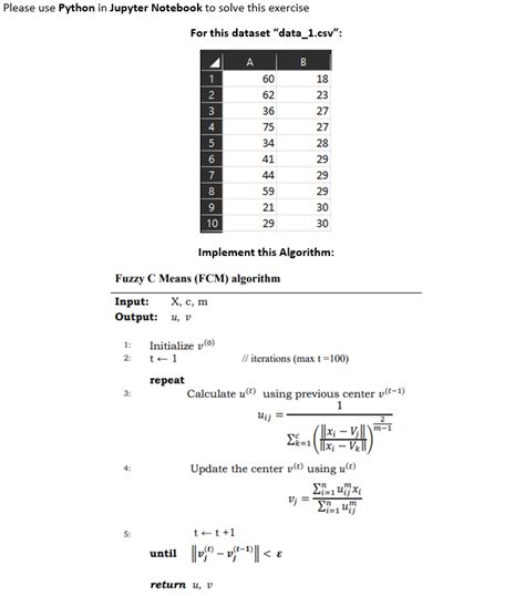 Solved Please Use Python In Jupyter Notebook To Solve This