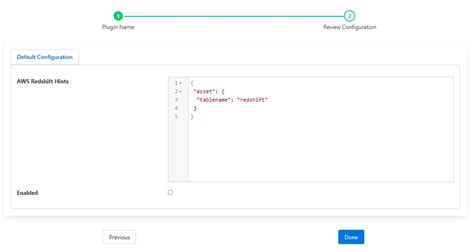 AWS Redshift Hints Filter Flir Documentation