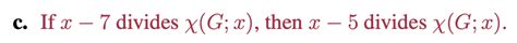 Solved True Of False Prove It Or Provide A Counterexample
