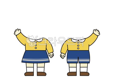 어린이 어린이캐릭터 어린이일러스트 원복 교복 사진 이미지 일러스트 캘리그라피 Enah작가