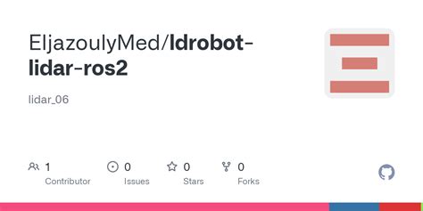 Github Eljazoulymedldrobot Lidar Ros2 Lidar06