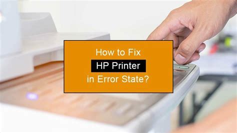 How To Fix HP Printer In Error State Windows