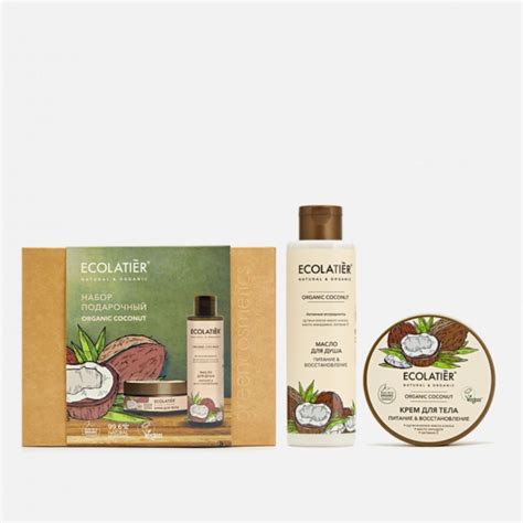Подаръчен сет за тяло Organic Coconut Ecolatier
