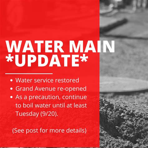 City Of Pullman On Twitter Water Main Update City Crews Have
