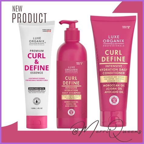 ♚ ๑ Luxe Organix Curl And Define Essence Shampoo And Conditioner Shopee Philippines