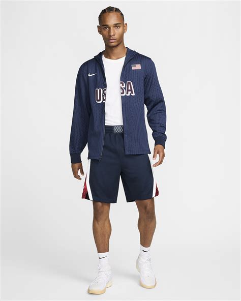 Usa Mens Nike Dri Fit Adv Basketball Game Jacket Nike Ie