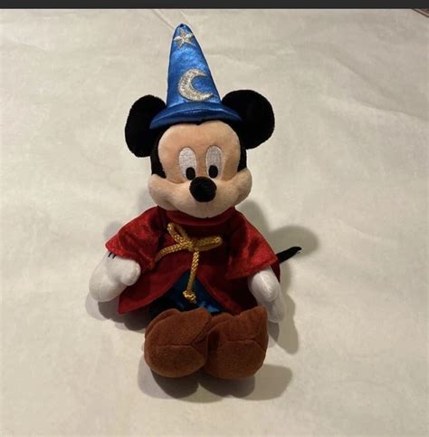Disney Store Mickey Mouse Sorcerers Apprentice Plush Stuffed Toy 12in £