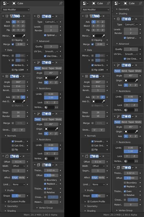 New Modifier Panel And List Page 8 User Feedback Developer Forum