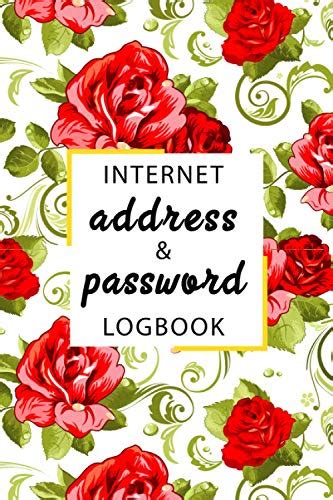 internet address and password logbook a premium password keeper