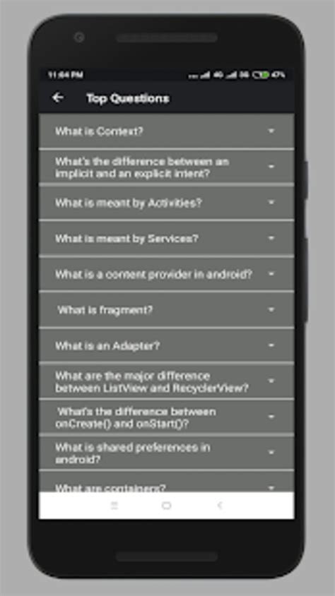 android interview questions and answers guide apk for android download