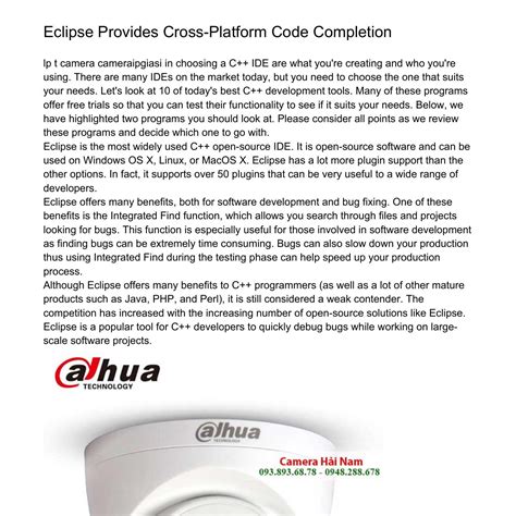 Eclipse Provides Crossplatform Code Completionamgsf Pdf Pdf Docdroid