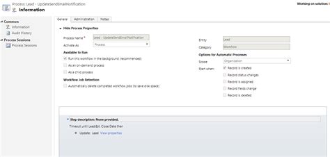 How Timeout Until With Particular Field Works In Workflow Processes In Crm Sidncrm
