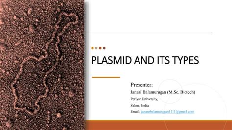 Plasmid And Its Types Pptx