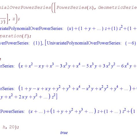 Creating A Univariate Polynomial Over Power Series Download