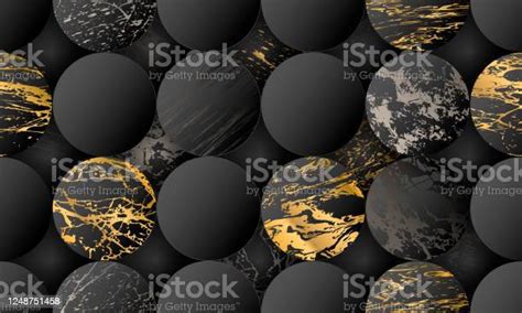 고급 종이 컷 배경 추상 장식 황금 패턴 하프 톤 그라데이션 3d 벡터 일러스트 0명에 대한 스톡 벡터 아트 및 기타 이미지 0명 3차원 형태 검은색 Istock