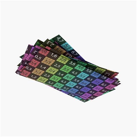 envelope stack 3d 모델 다운로드 장식 on