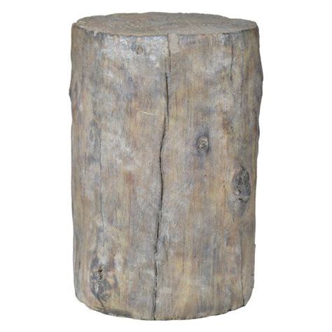 A And B Home Cement Tree Stump Stool A B Home Faux Tree Tree Stump Table
