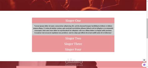 web page using javascript and jquery مستقل