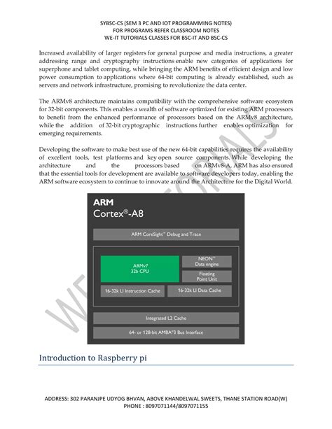Sybsc Cs Sem 3 Physical Computing And Iot Programming Unit 1 Pdf