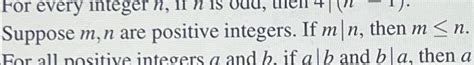 Solved Suppose Mn ﻿are Positive Integers If Mn ﻿then