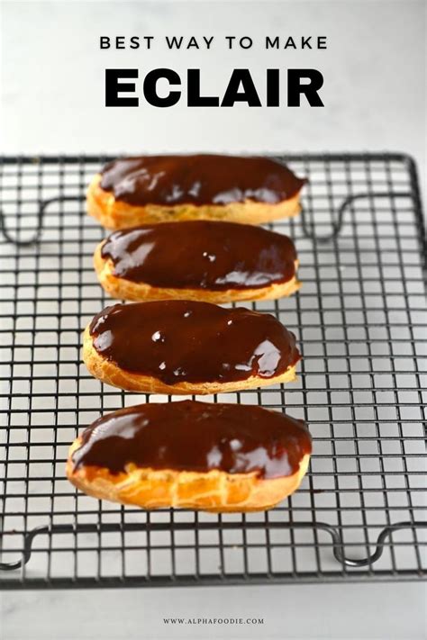 Chocolate Eclairs Filled 3 Ways Eclairs Eclair Recipe Chocolate Pastry