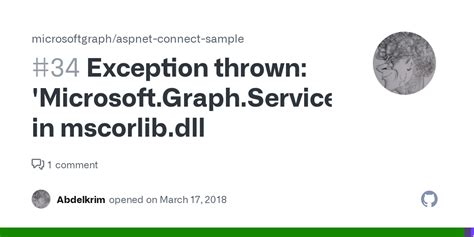 Exception Thrown Microsoftgraphserviceexception In Mscorlibdll