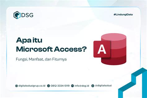 Apa Itu Microsoft Access Fungsi Manfaat Dan Fiturnya