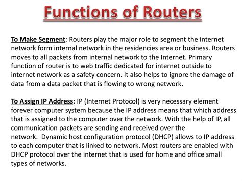 What Is Router Functions Uses Types Of Routers With Examples Pptx