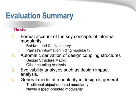 Ppt Modularity In Design Formal Modeling And Automated Analysis
