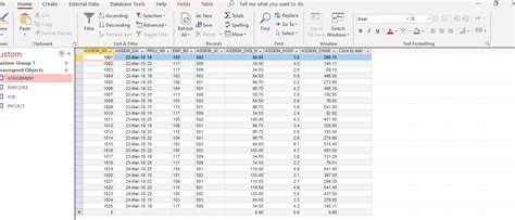 Solved Ile Home Create External Data Database Tools Help