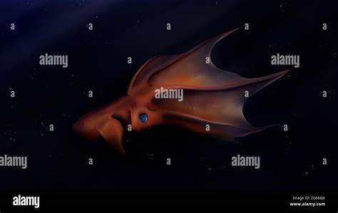 Vampire Squid Scientific Name Vampyroteuthis Infernalis Vampire