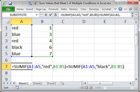 Sum Values That Meet Of Multiple Conditions In Excel TeachExcel