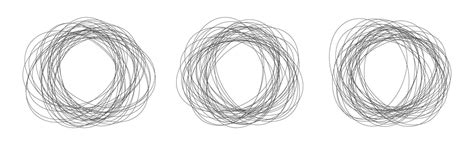 Three Circular Overlapping Line Patterns 53068815 Vector Art At Vecteezy
