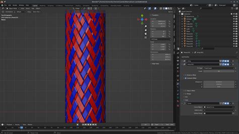 Wrap Around Braided Wire Sleeve With Geometry Nodes Modeling Blender Artists Community