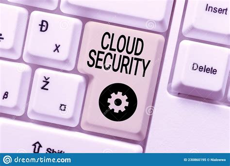 Sign Displaying Cloud Security Business Showcase Protect The Stored