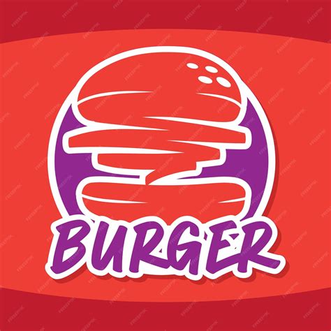 Premium Vector Burger Logo Design Smash Burger Logo