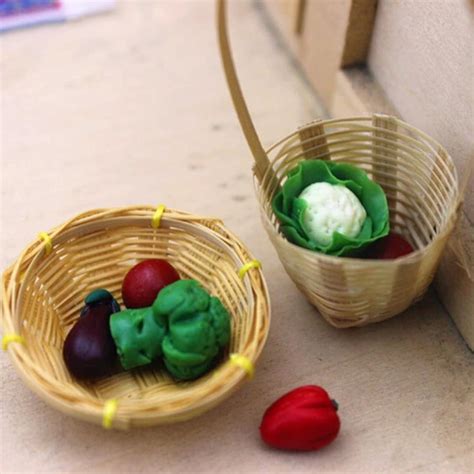 Miniature Vagetable Set Miniature Food Dollhouse Miniatures Dollhouse Decoration Diorama