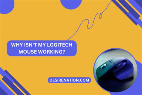 Why Isn T My Logitech Mouse Working Desire Nation