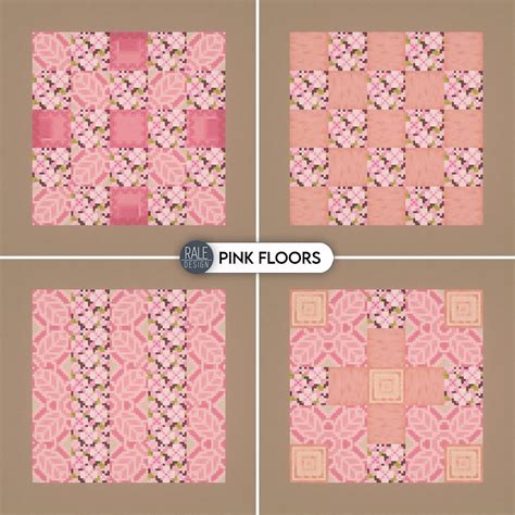 Minecraft Floor Designs Flower