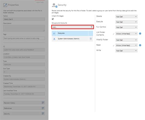 File And Folder Properties Share And Collaborate Documentation Learning