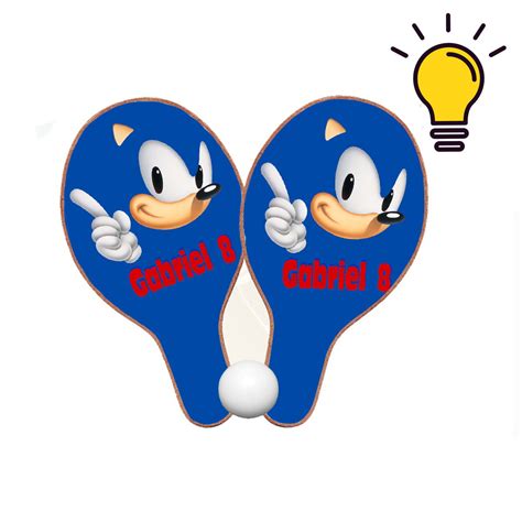 Raquete Ping Pong Sonic Elo7 Produtos Especiais