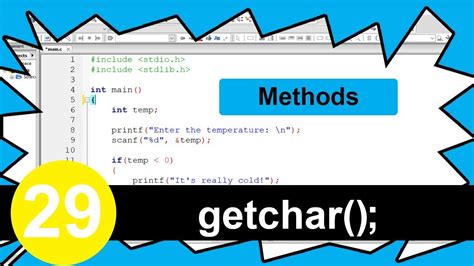 C Tutorial 29 Getchar Youtube