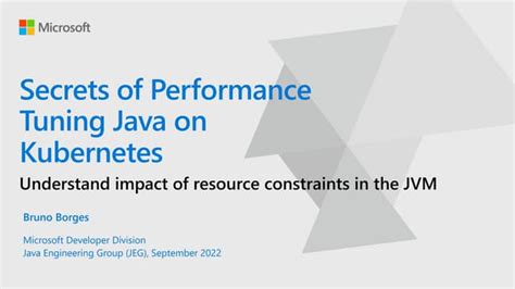 secrets of performance tuning java on kubernetes pdf